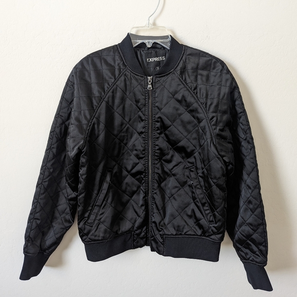 Express | Jackets & Coats | Express Bomber Jacket Quilted | Poshmark